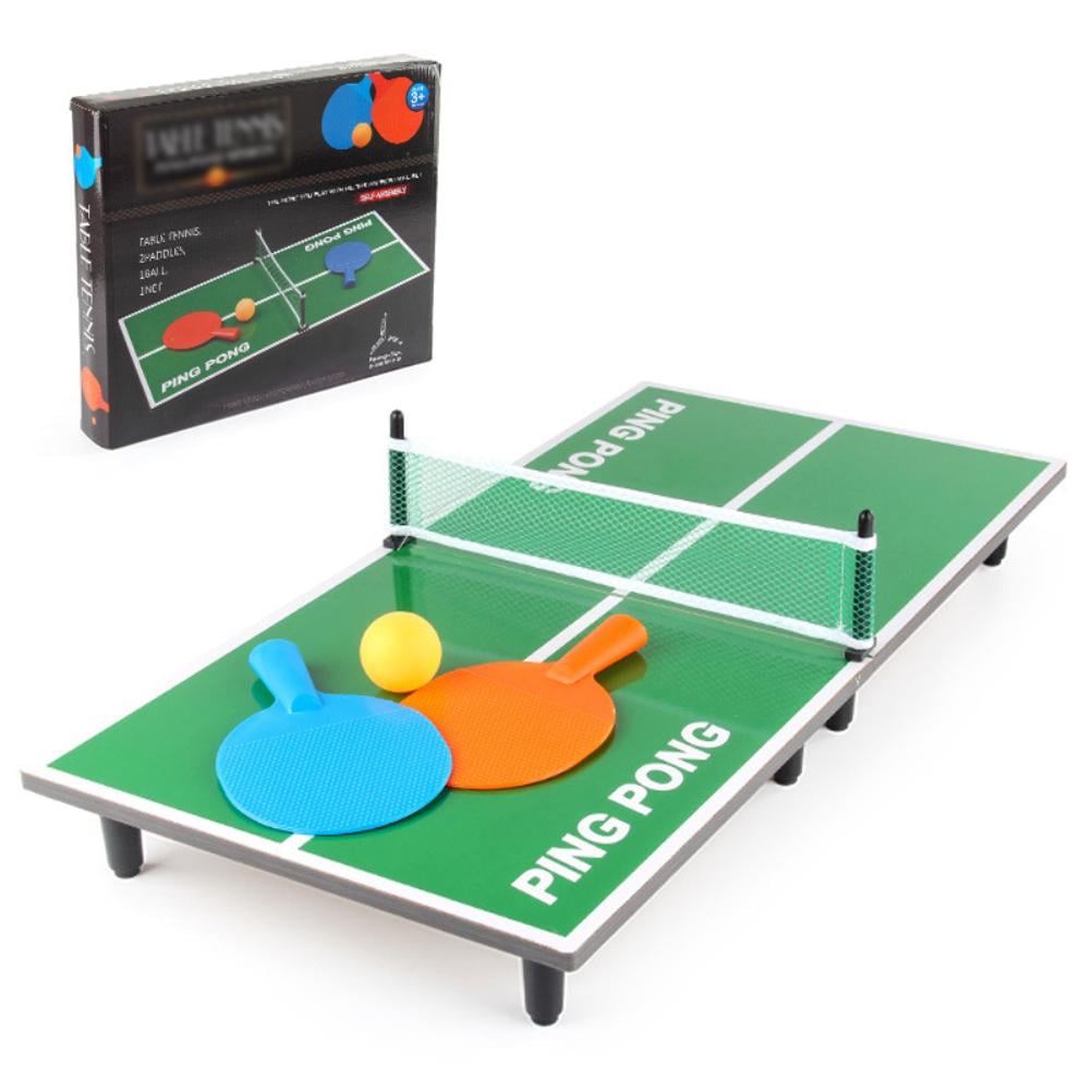 Tabletop Table Tennis Games Wooden Thick Table Tennis Board Game Indoor ...