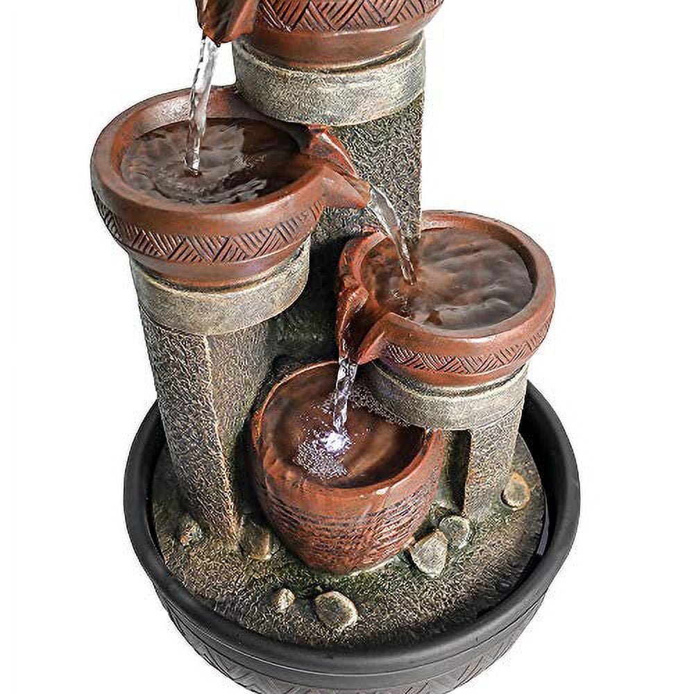 Tabletop Water Fountains Indoor Waterfall and Calming Water Sound ...