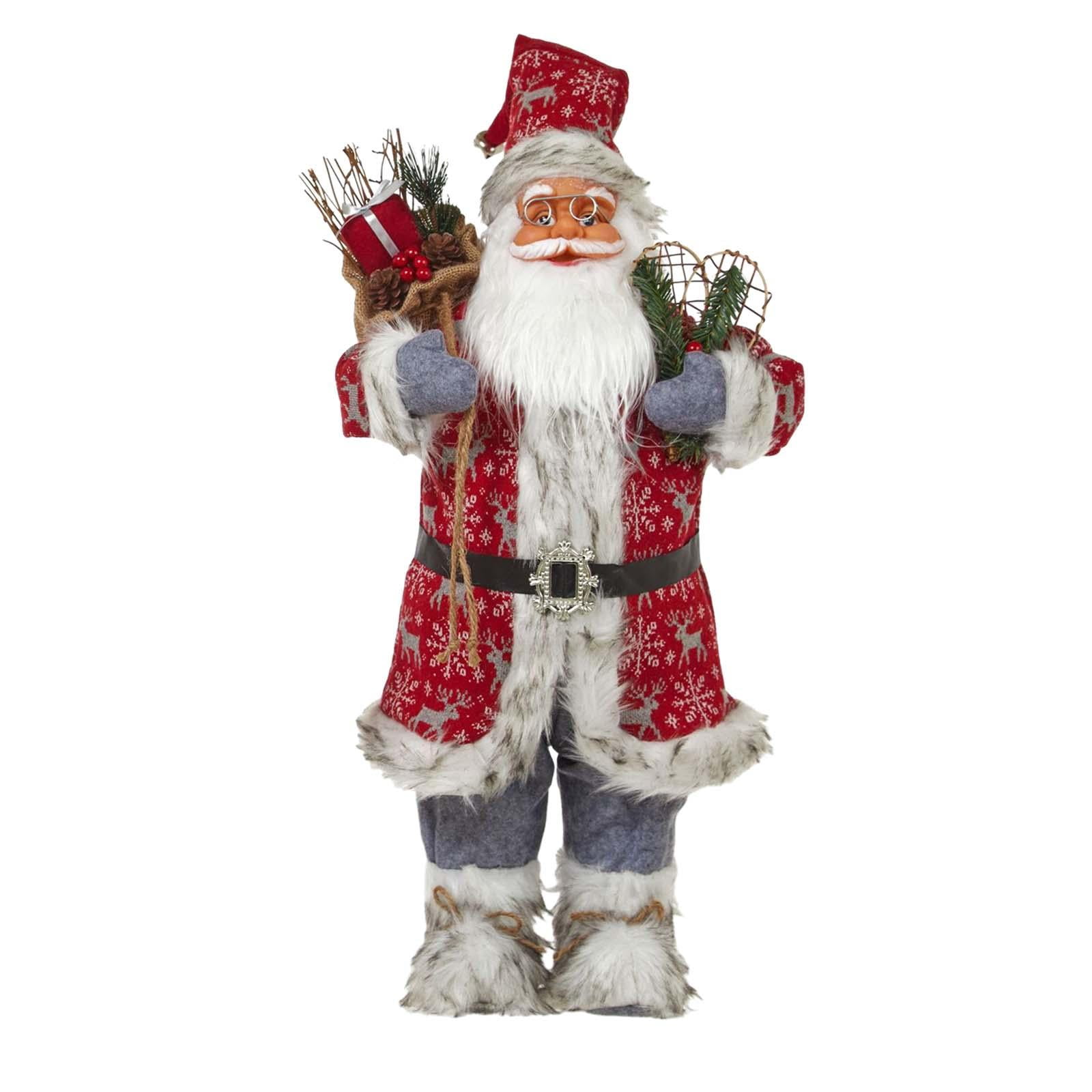 Tabletop Xmas Decor Tabletop Santa Claus Figurine for Holiday Birthday ...