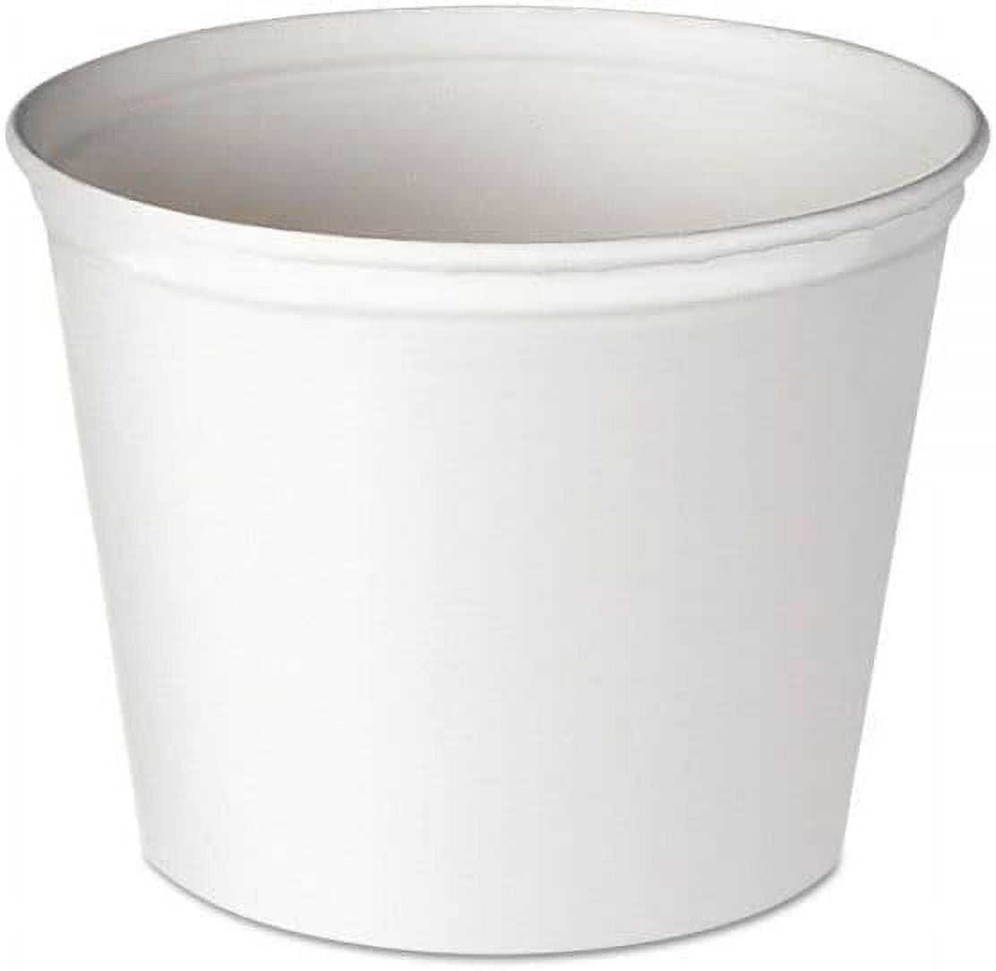 Tabletop king 10 lb. White Disposable Paper Ice Bucket - 25/Pack ...
