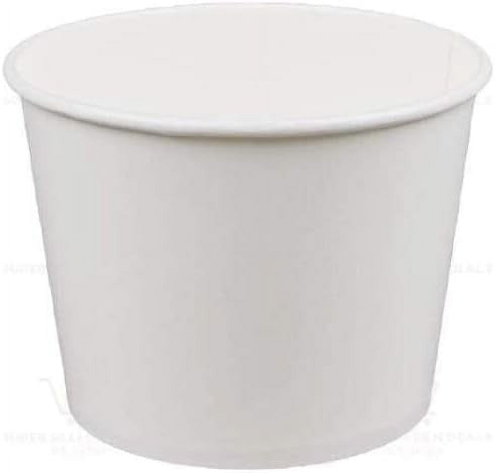 Tabletop king 5 lb. White Disposable Paper Ice Bucket - 25/Pack ...