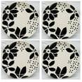 Tabletops Unlimited ALYSON 8" Round Salad Plate White with Black (4 ...