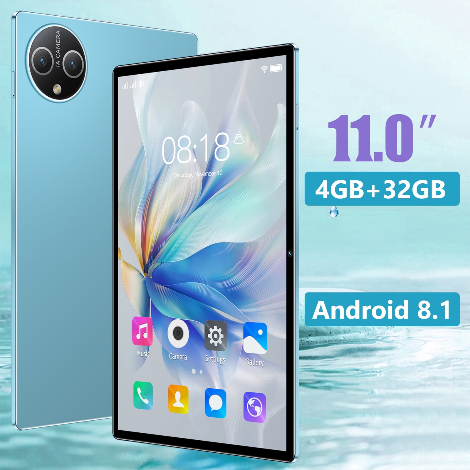 Tablets 10.1 Inch Fhd Display Android Tablet, 7500 Mah Mega Battery ...