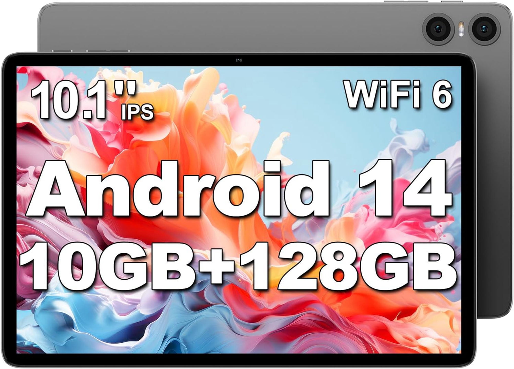 Tablets TECLAST 10 inch Android 14 Tablet, P30T 10GB RAM 128GB ROM 1TB TF Tablets for Kids WiFi ...