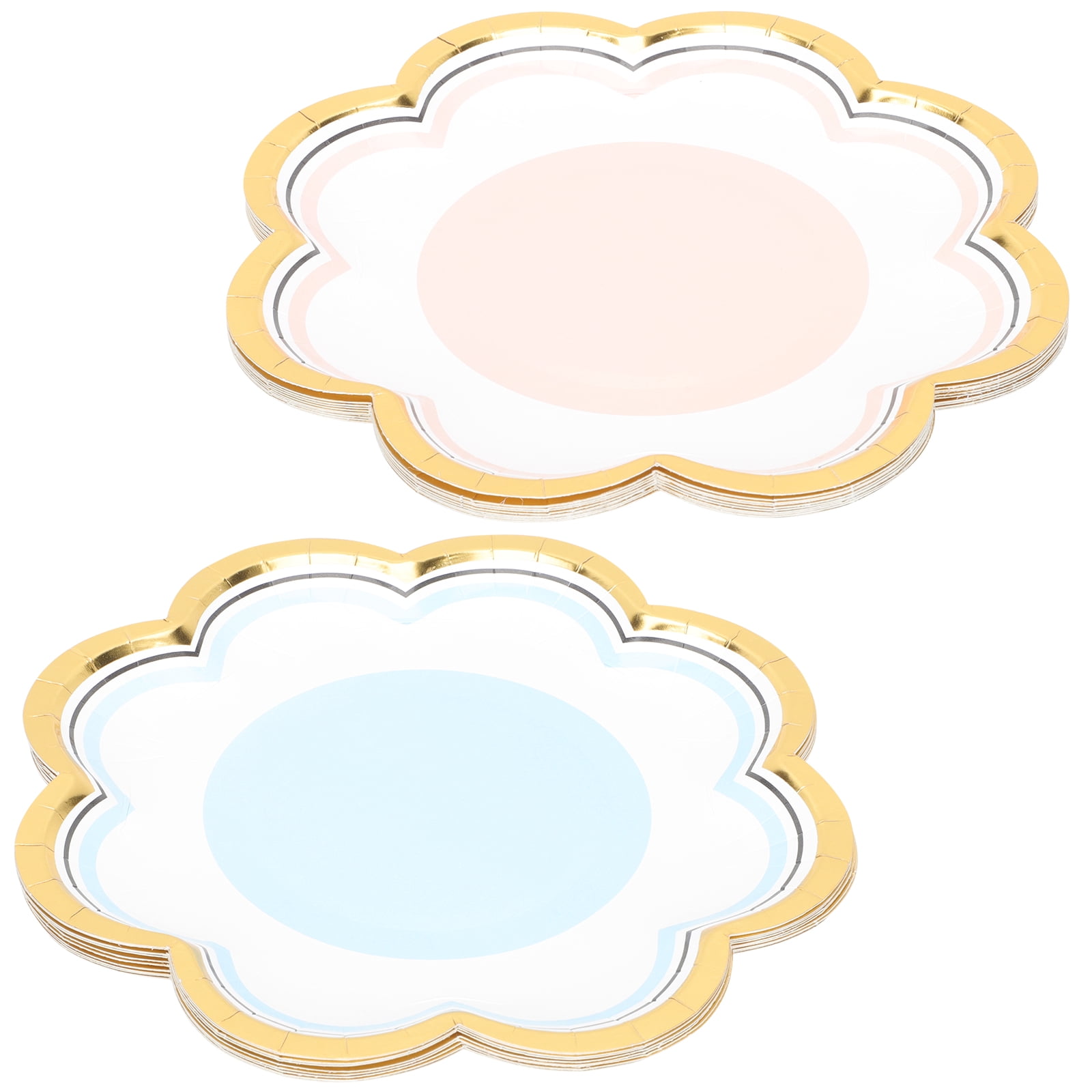 Tableware 20 Pcs Dessert Plate Ice Cream Paper Plates Appetizer ...