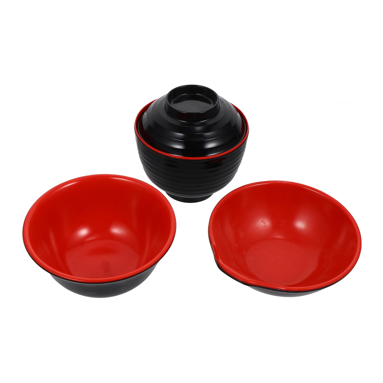 Tableware Ceramic Salad Bowl 2 Sets Simple Flatware Dishware Utensil ...