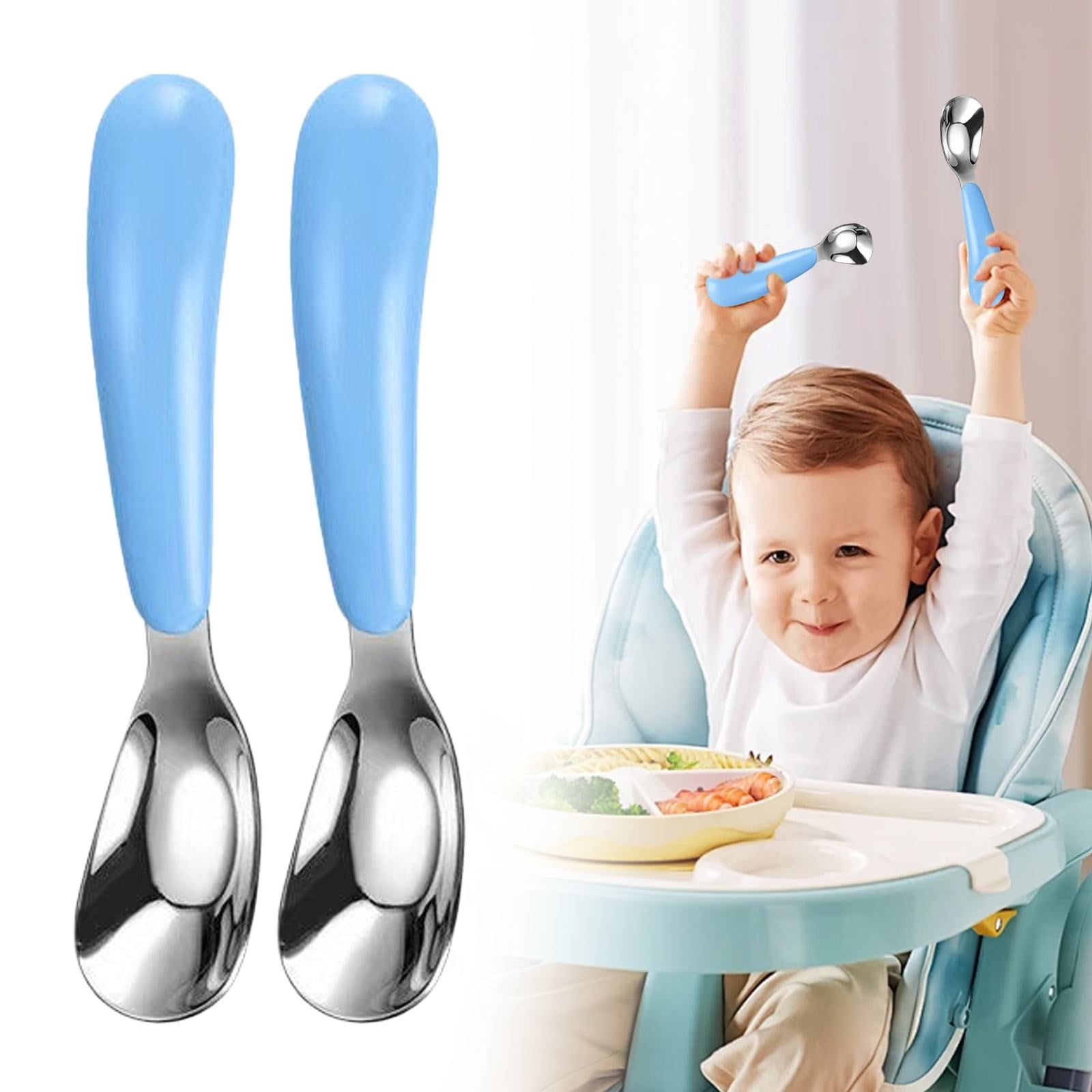 Tableware Clearance! Yuanbao Spoon Baby 316L Stainless Steel Learning ...