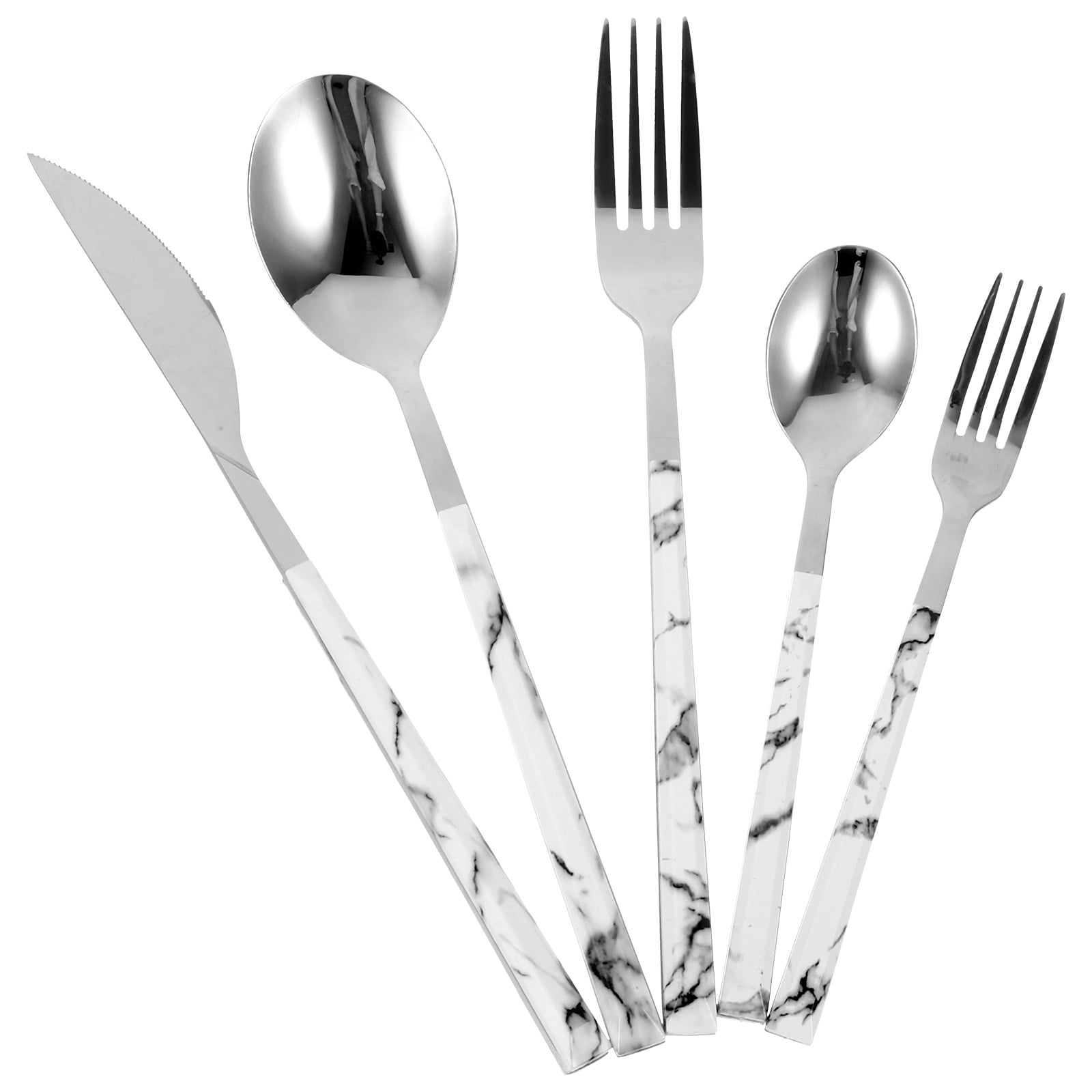 Tableware Flatware Kitchen Supplies Stainless Steel Dishes Spoons and Forks Stainless Steel Fork ...