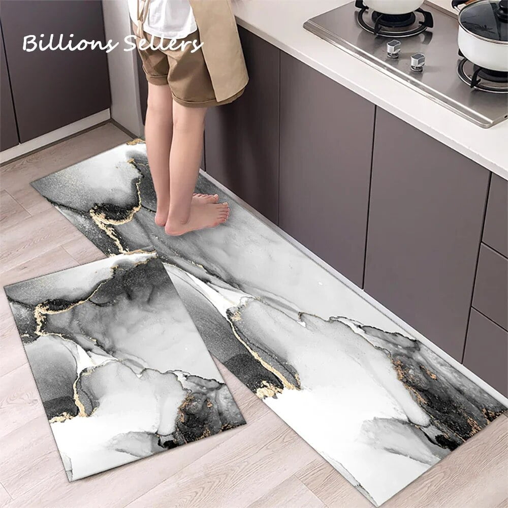 Tableware Kitchen Letter Print Floor Mat Living Room Decor Carpet Home ...