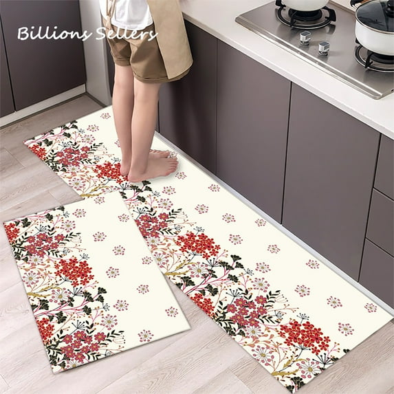 Tableware Kitchen Letter Print Floor Mat Living Room Decor Carpet Home ...