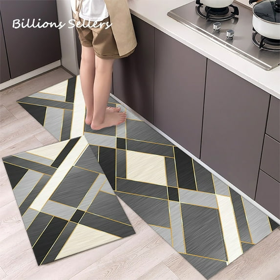 Tableware Kitchen Letter Print Floor Mat Living Room Decor Carpet Home ...