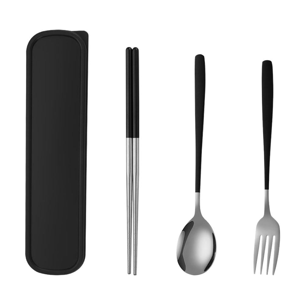 Tableware Portable Cutlery Set Dinnerware Set Stainl Stl Travel 3pcs ...