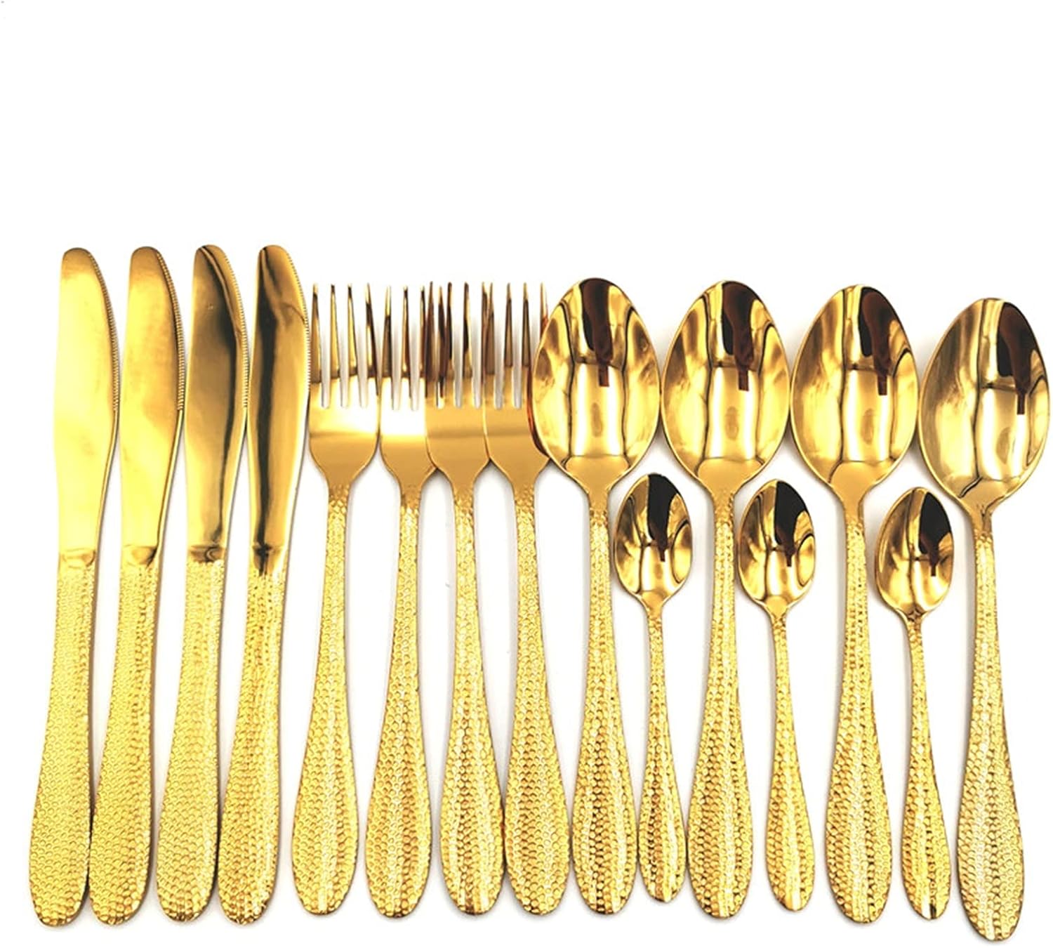 Tableware Stainless Steel Cutlery Set Forks Knives Spoons Kitchen ...