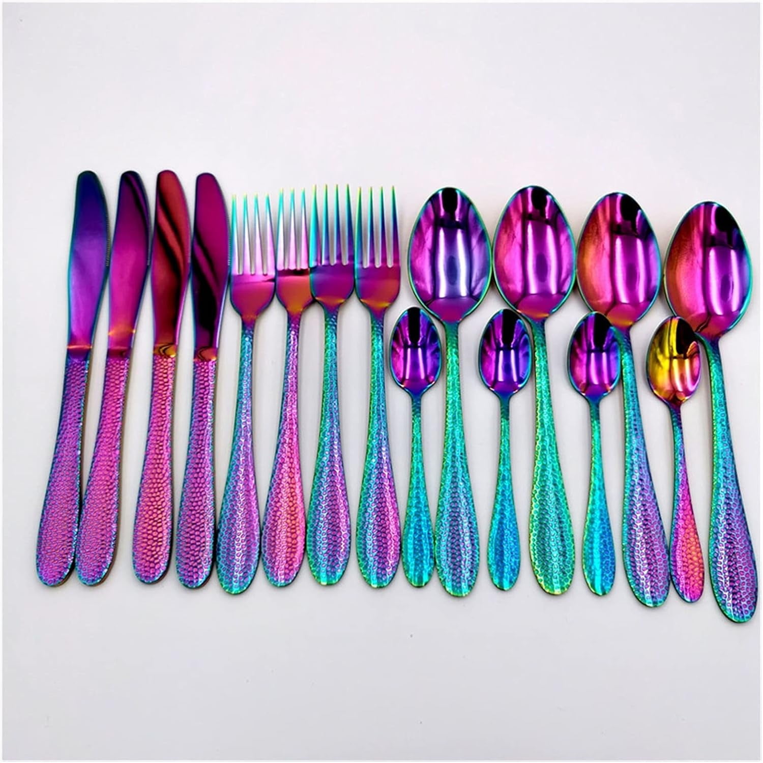Tableware Stainless Steel Cutlery Set Forks Knives Spoons Kitchen ...
