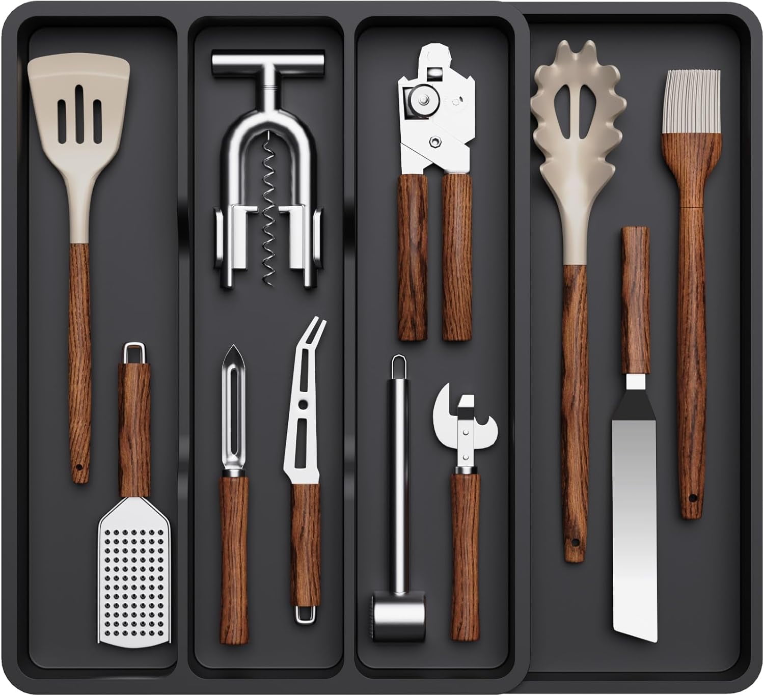 Tableware drawer organizer, consumable cooking silverware tray for ...