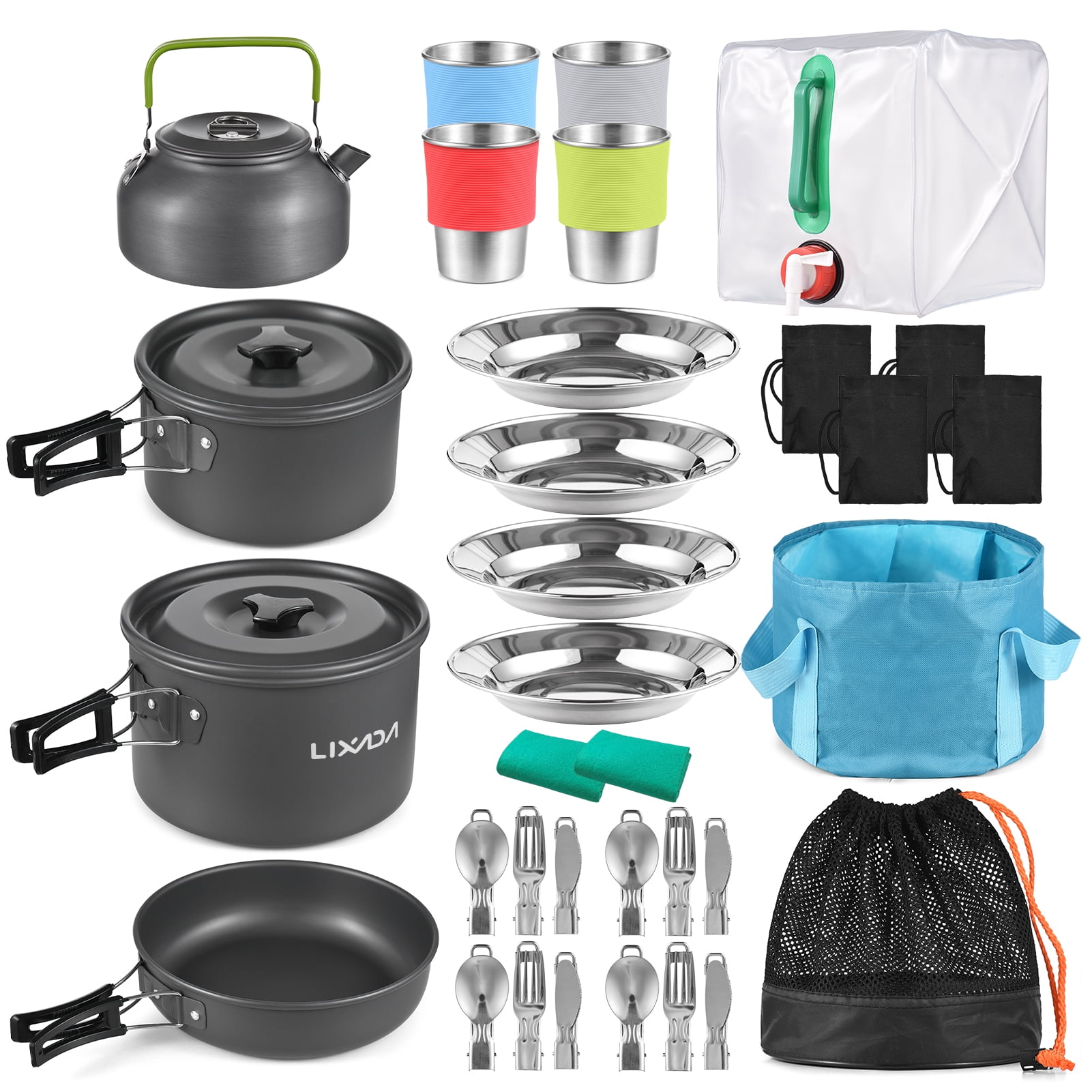 Tableware suit,Picnic Tableware Collapsible Utensils Kit Picnic Kit ...