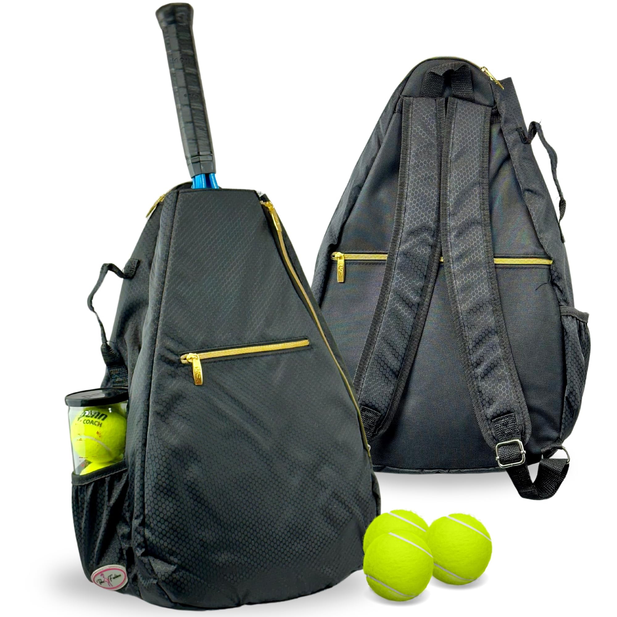 Taboo Fashions Womens Tennis Backpack Ladies Tennis Bag Holds Two ...