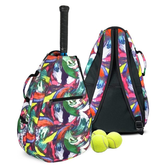 Taboo Fashions Womens Tennis Backpack Ladies Tennis Bag Holds Two ...