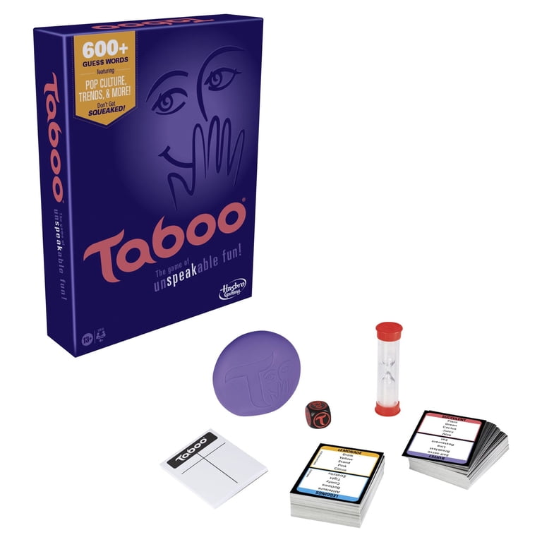 Taboo Board Game Hasbro Taboo Classic Game - Party Word Guessing Board ...