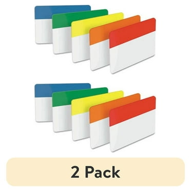 Post-it Durable File Tabs- 2" x 1.5", Assorted Colors, 24 Tabs ...