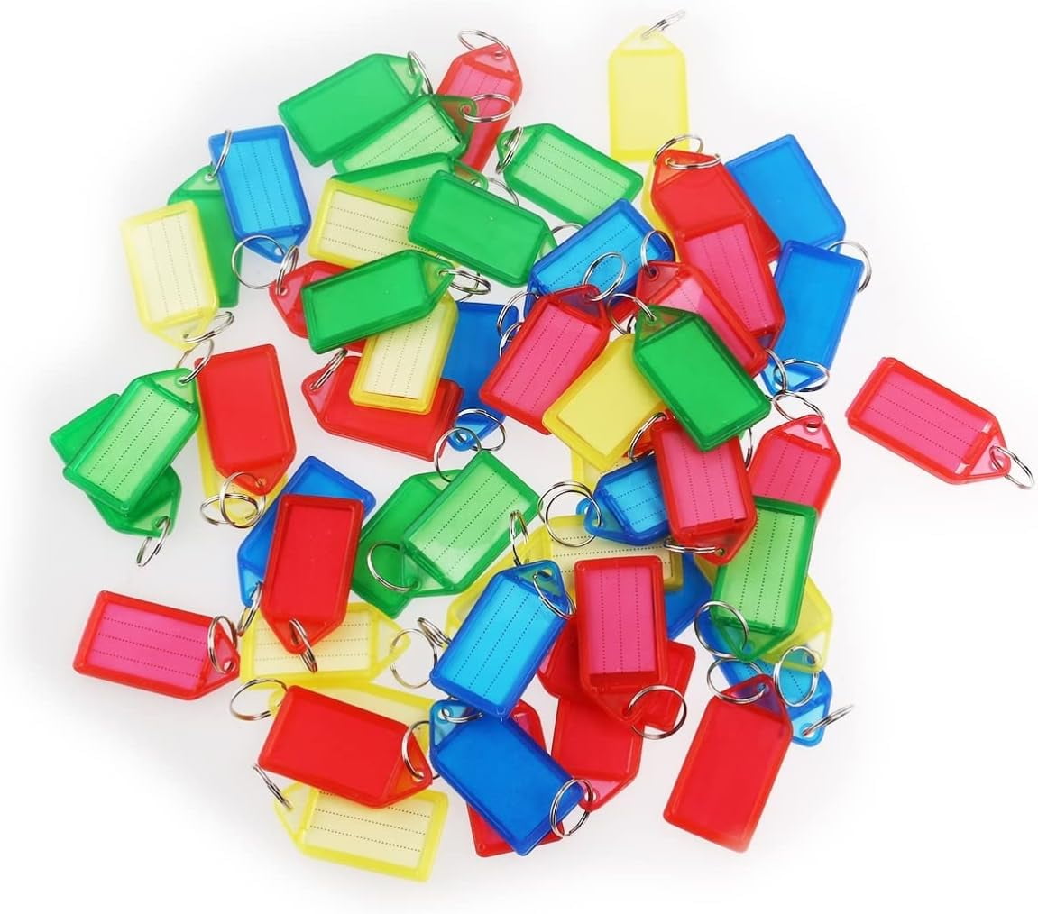 Tabs Luggage ID Tags Identifier Labels Plastic Key Fobs Luggage Id Tags ...