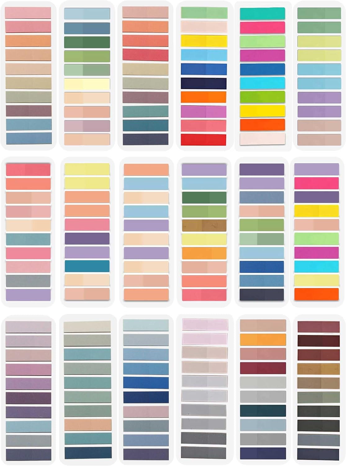 Tabs Sticky Index Tabs Page Markers,Writable and Transparent Sticky ...