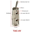 Tac-4V Pneumatic Switch Valve 2Position 5Way Mechanical Valve With 6Mm ...