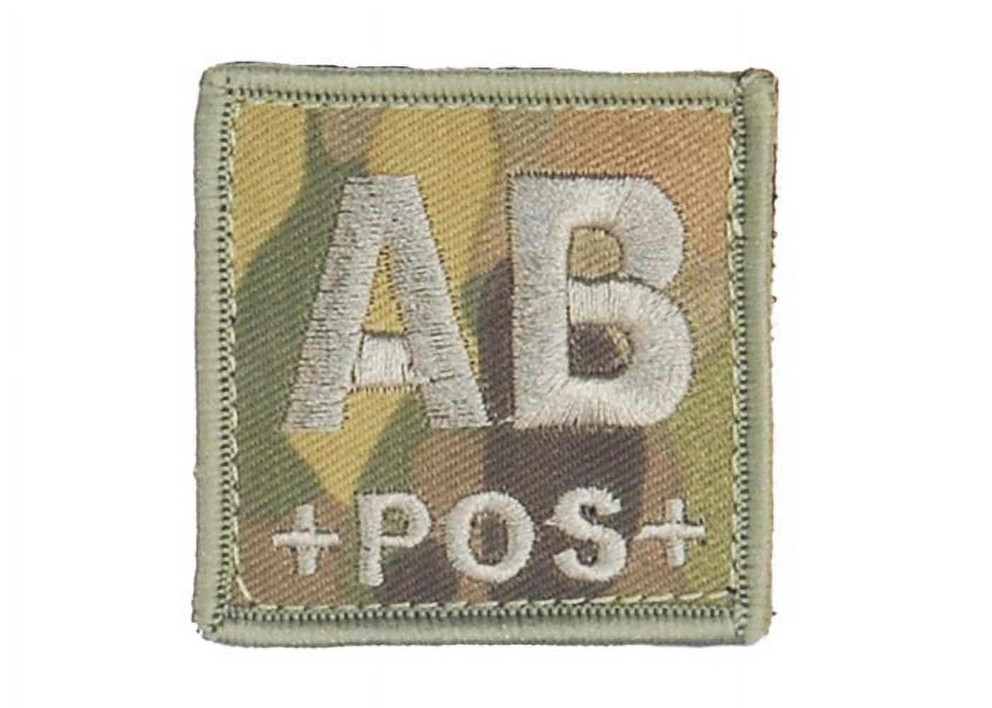 Tac 9 Industries Tac 9 AC-181AB Blood Type AB Patch ( Camo ) - Walmart.com