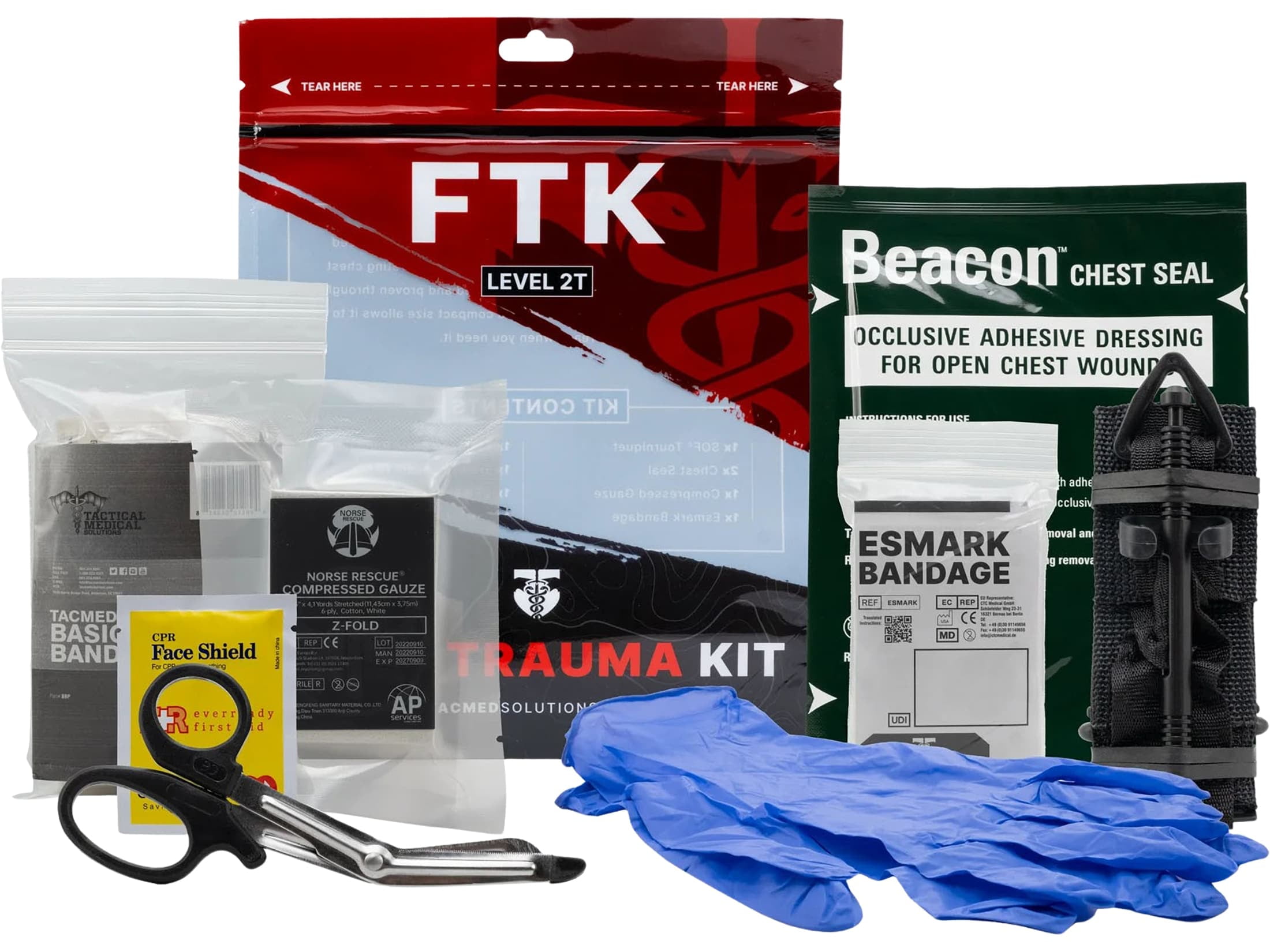 TacMed Solutions Field Trauma Kit Level 2T - Walmart.com