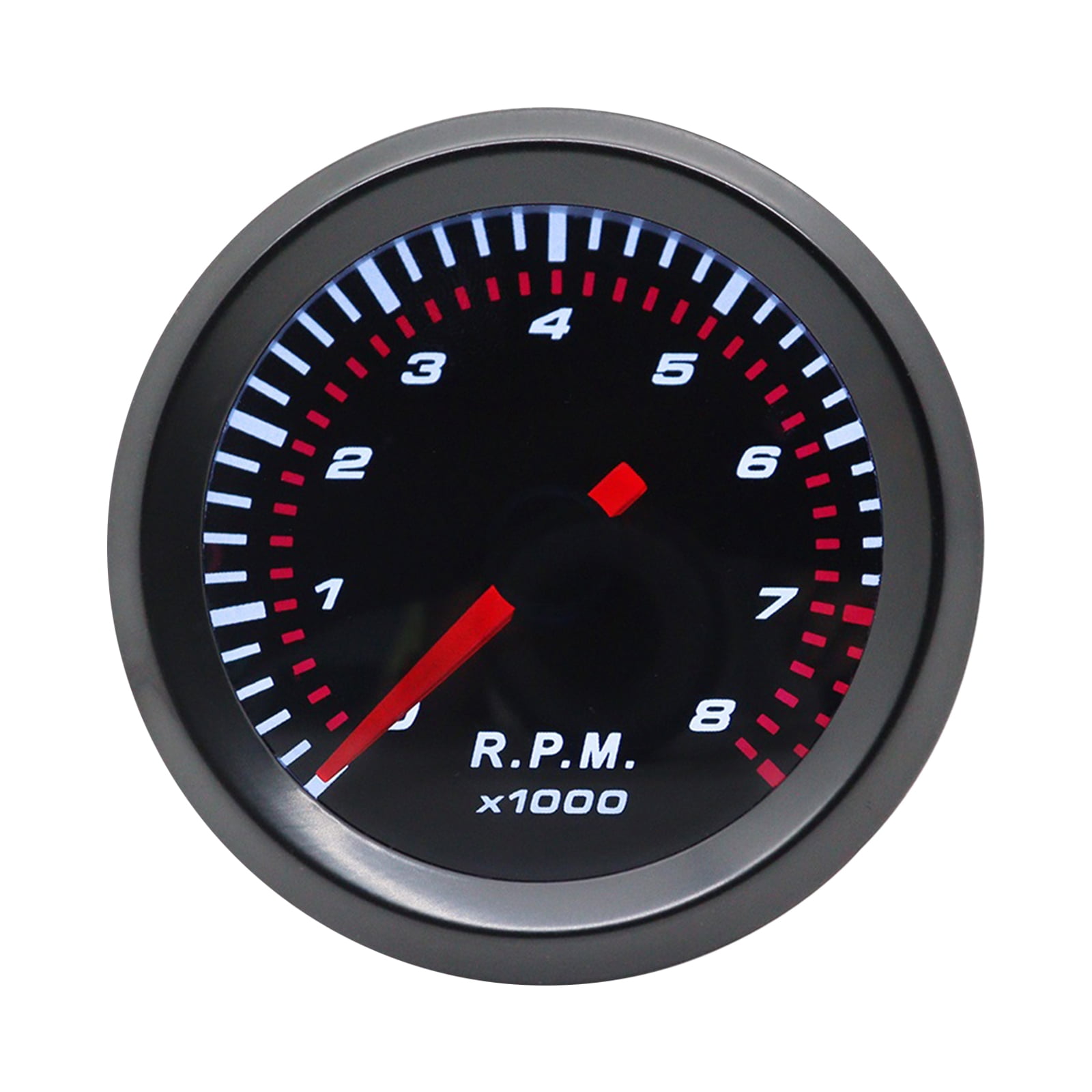 Tach Gauge,55mm Rpm 1 To 8 Powered Waterproof 8000 55mm Diameter Car ...