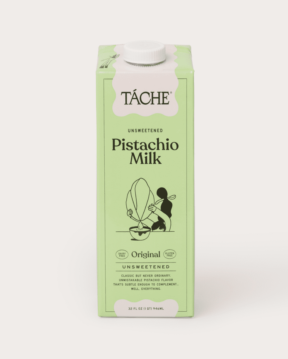 Tache Original Unsweetened Pistachio Milk 32 fl oz (Pack of 6 ...