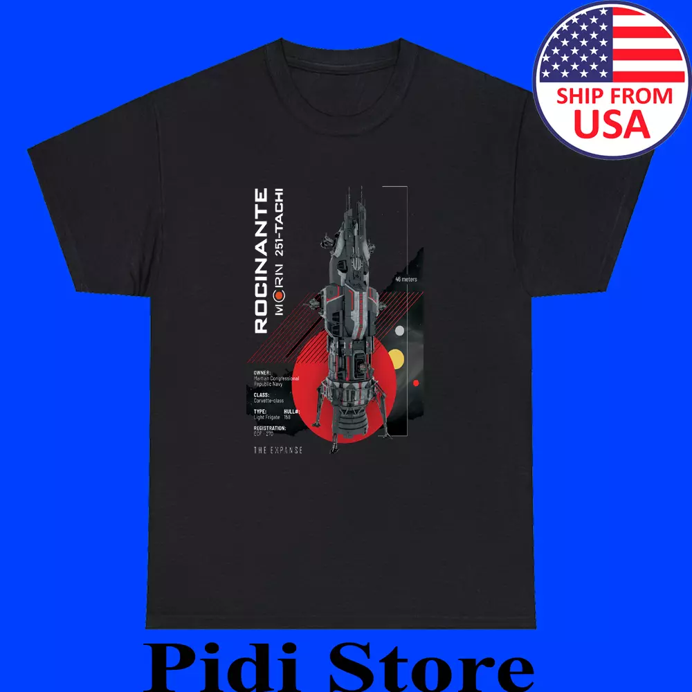 Tachi Rocinante Roci Ship Expanse Cult Series Men's Black Size S to 3XL - Walmart.com