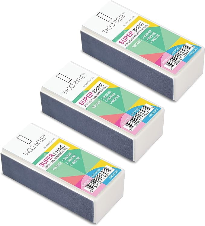 Tachibelle Korea 3 pcs Pack Kit 4-Way Shiny Buffer Super Shine - Smooth ...