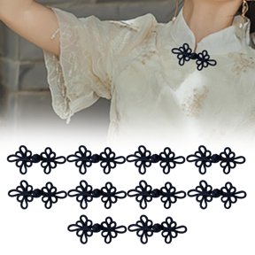 5 Pairs/Pack Chinese Knots Frog Buttons Closure Sewing Buttons Fastener ...