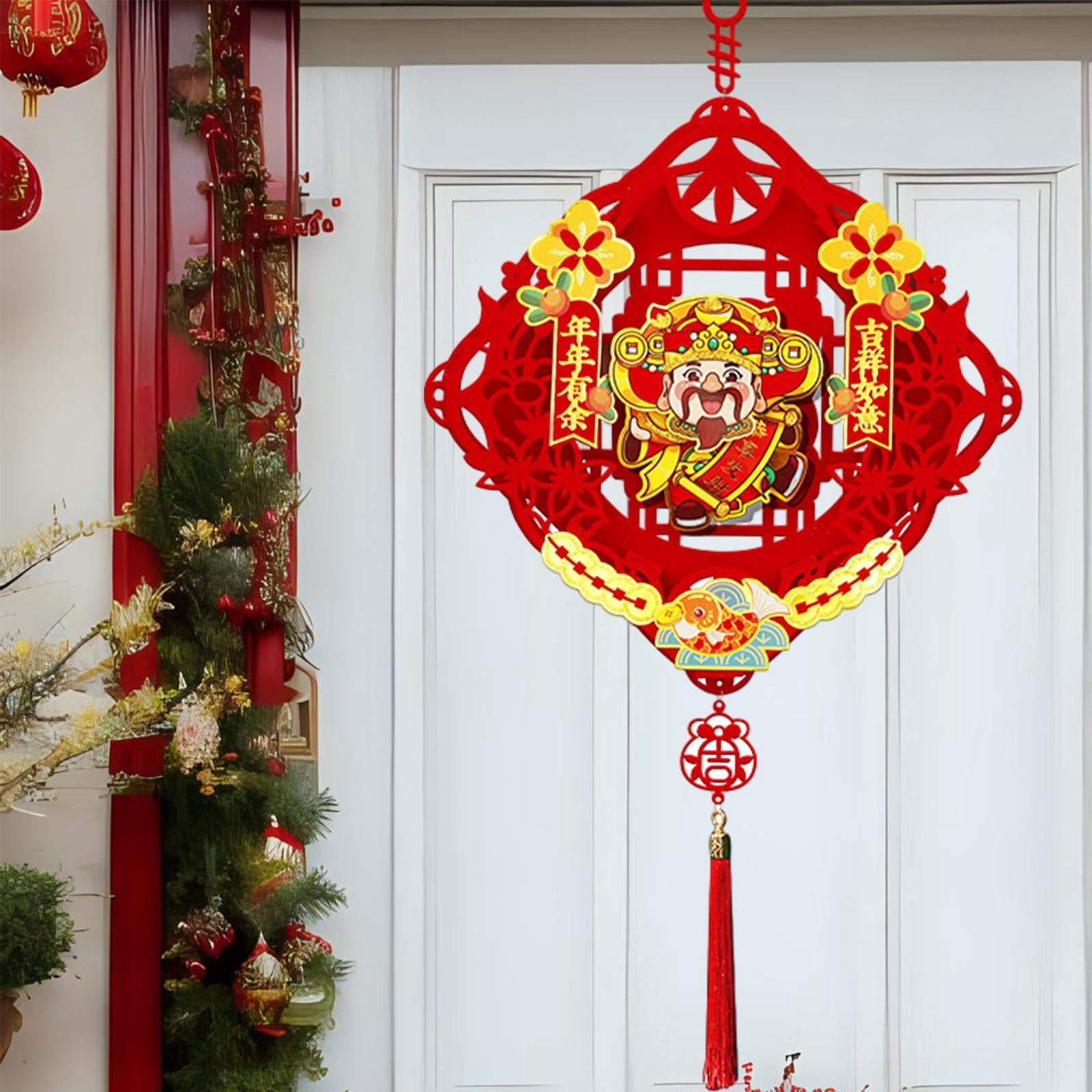 Tachiuwa 2024 Sign Chinese New Year Hanging Decoration Home Window ...