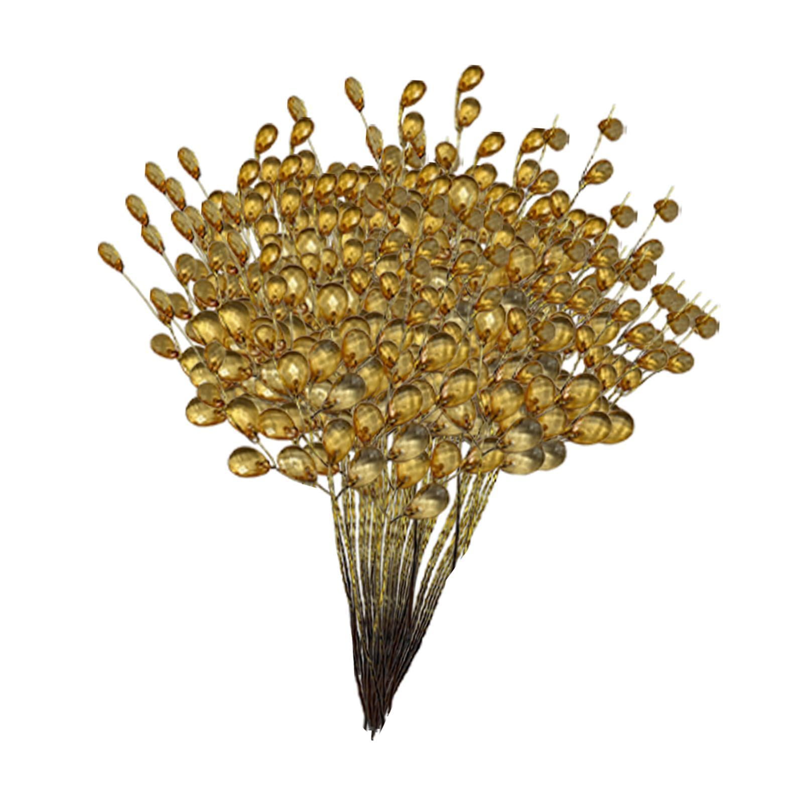 Tachiuwa 30 Pieces Water Drops Artificial Flower Picks Floral ...