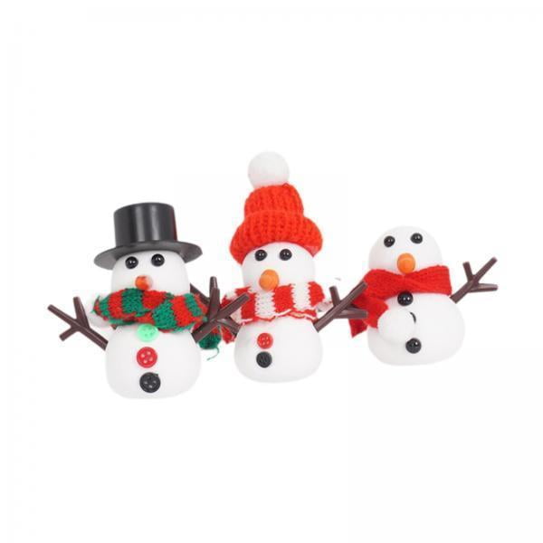 Tachiuwa 4xSnowman Craft for Kids Creative DIY Snowman Kit for Holiday ...