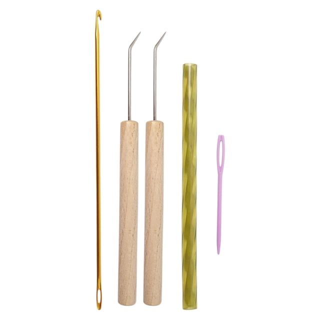Tachiuwa 5 Pieces Round Knitting Loom Hook Set Circular Knitting Loom ...