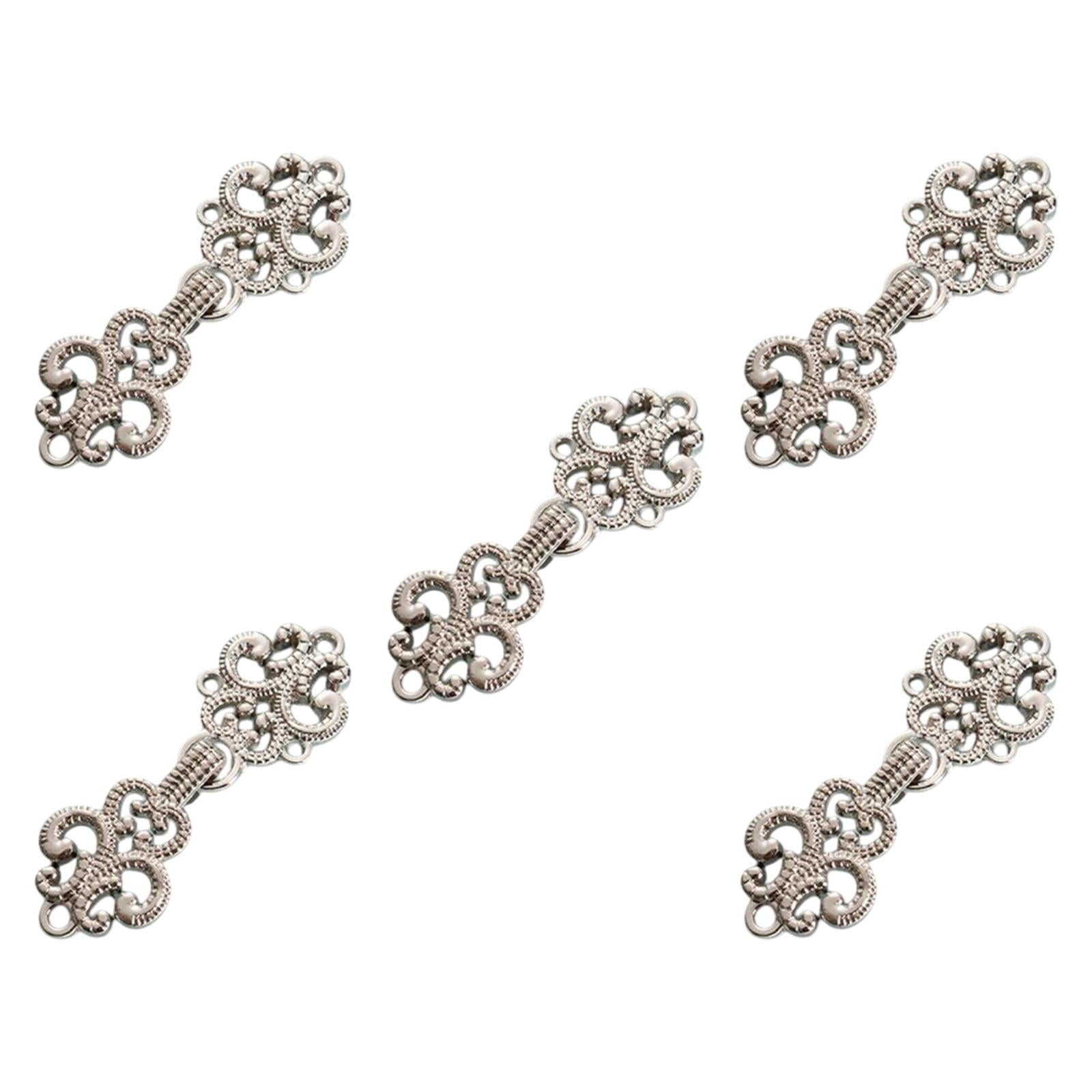 Tachiuwa 5Pcs Fasteners Cardigan Clips for Outfit Jacket Scarf Costumes ...