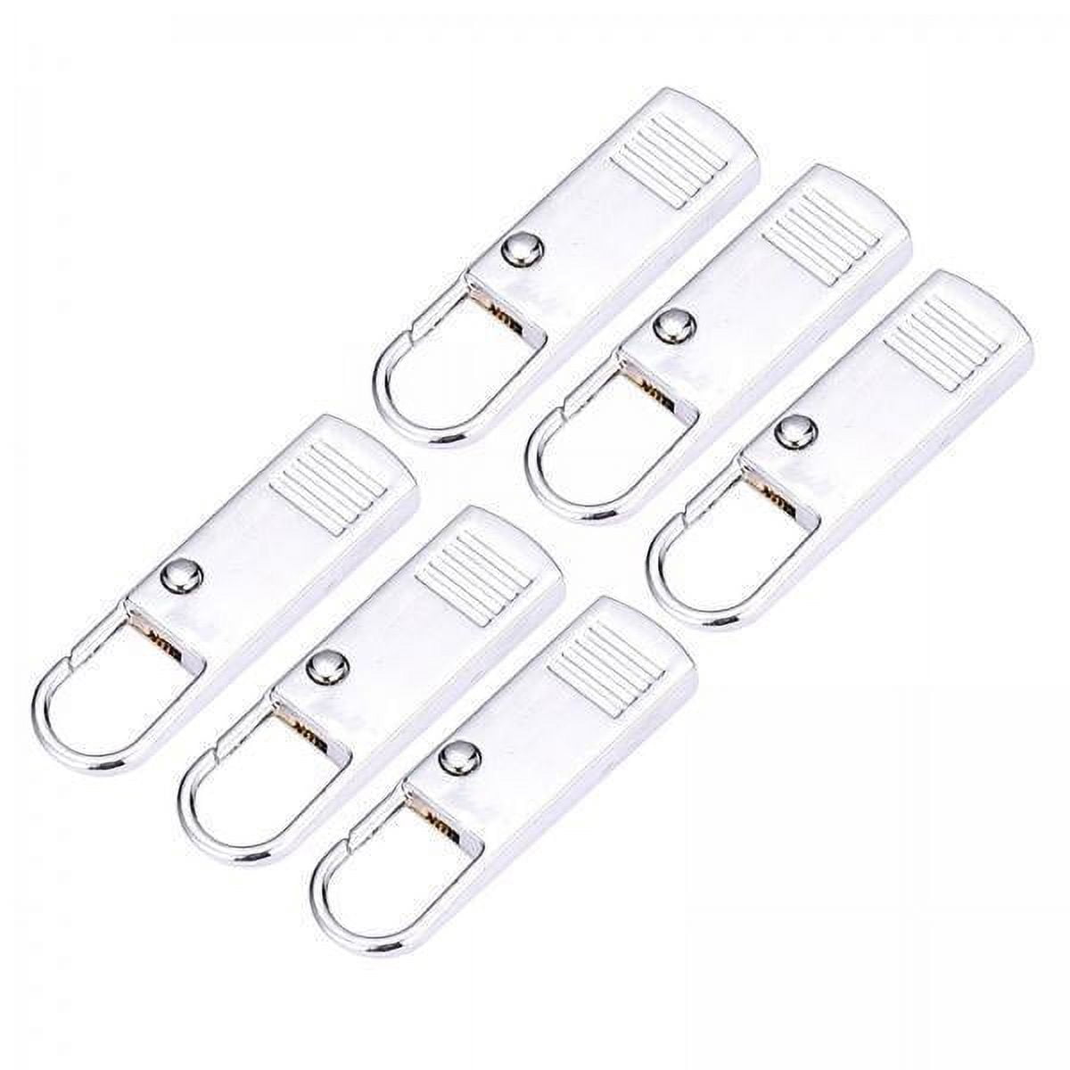 Tachiuwa 5x6Pcs Metal Detachable Zipper Tags Repair Pull Tabs for ...