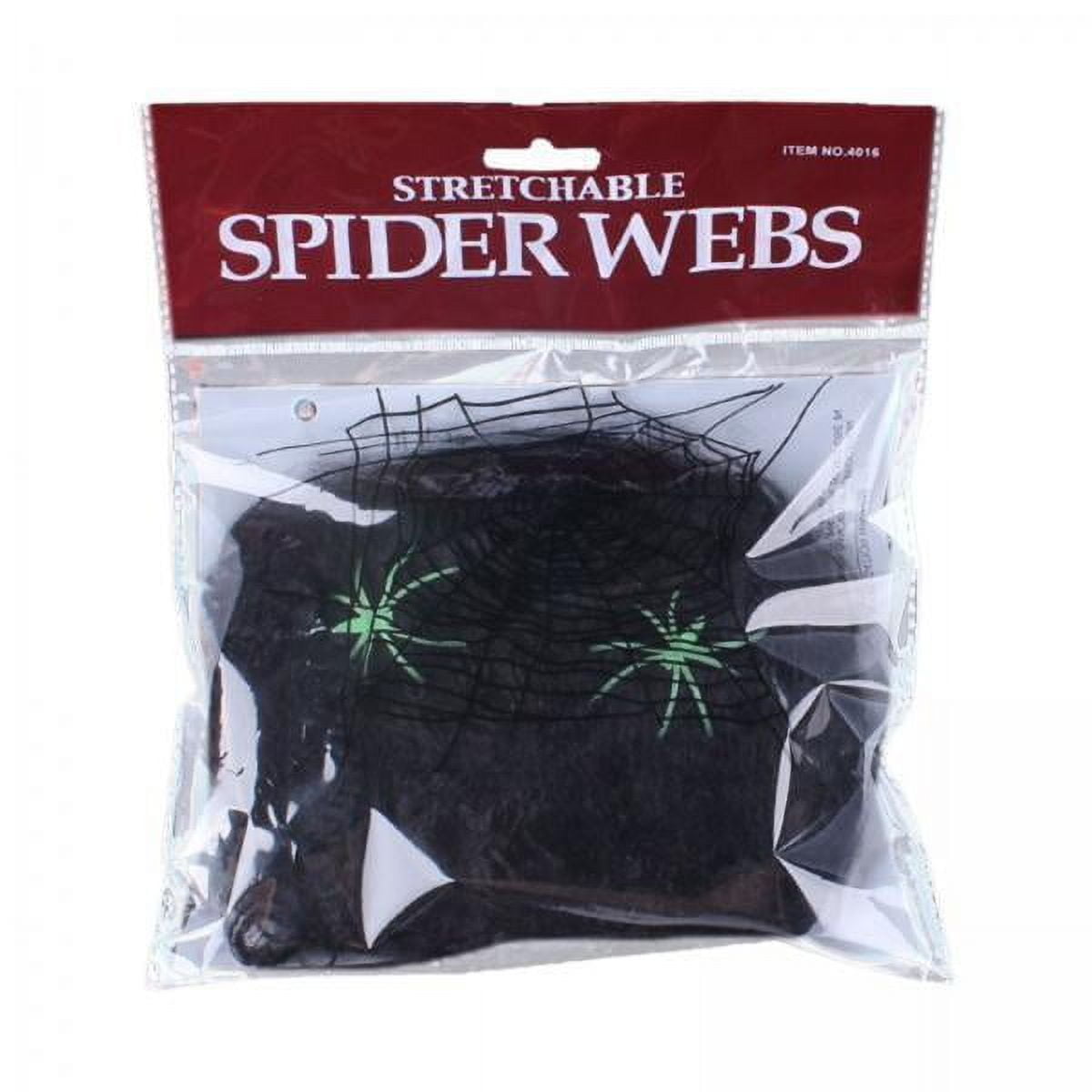 Tachiuwa 6xStretchable Cobweb with 2 Fake Spiders for Carnivals Costume ...
