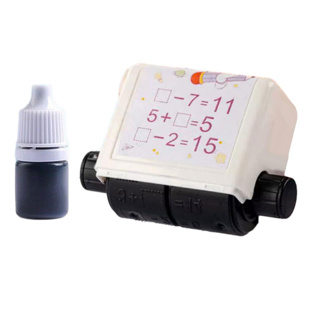 Tachiuwa Addition Subtraction Math Stamp Arithmetic Tool Rolling Within ...