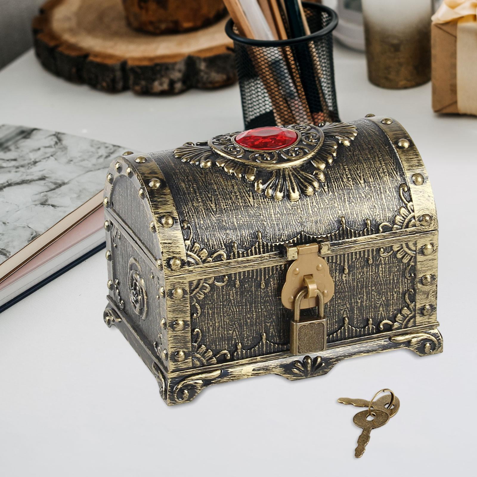Tachiuwa Adventurous Treasure Box Pirate Treasure Box Props Jewelry Box ...