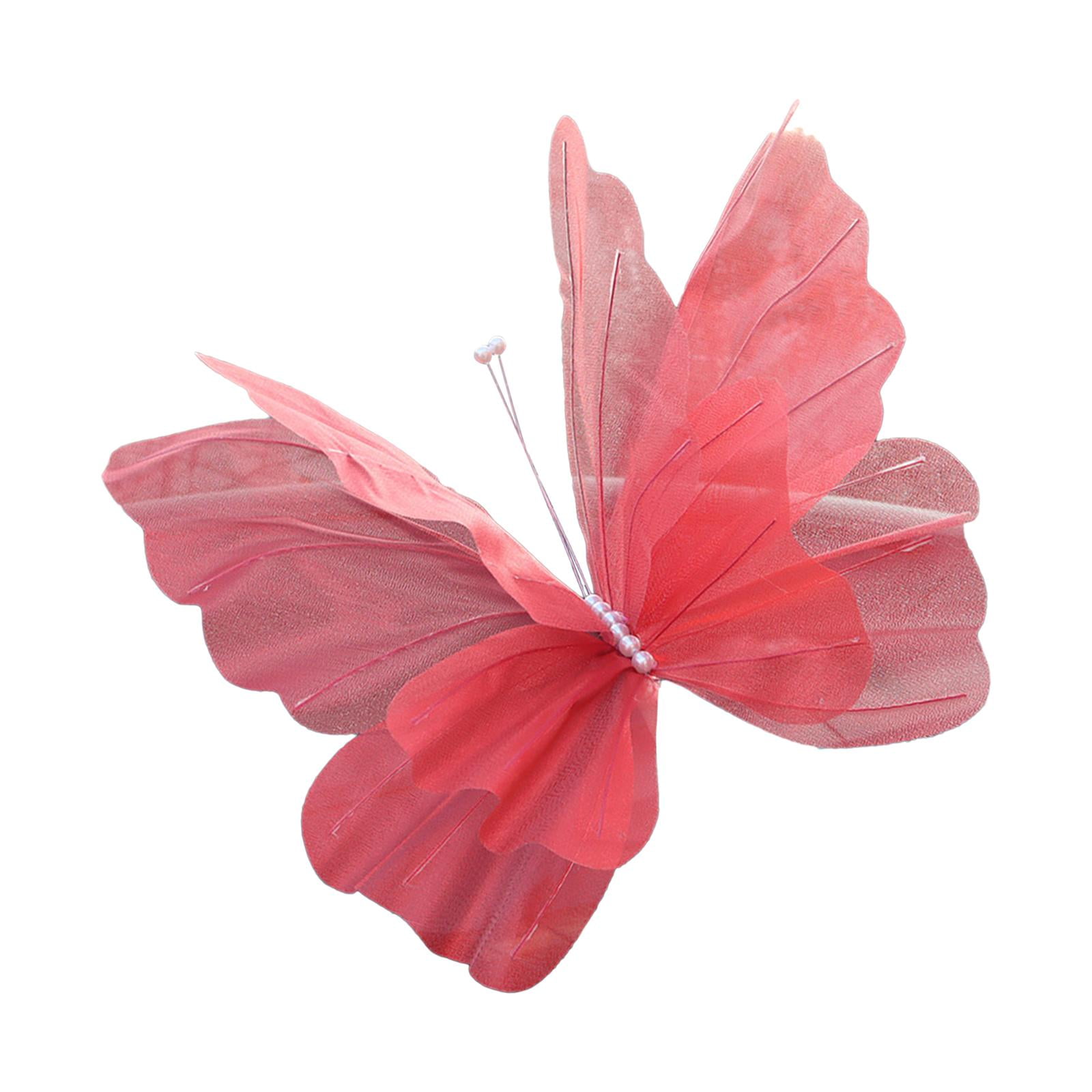 Tachiuwa Artificial Butterfly Fake Butterfly Supplies,Holiday ,Outdoor ...
