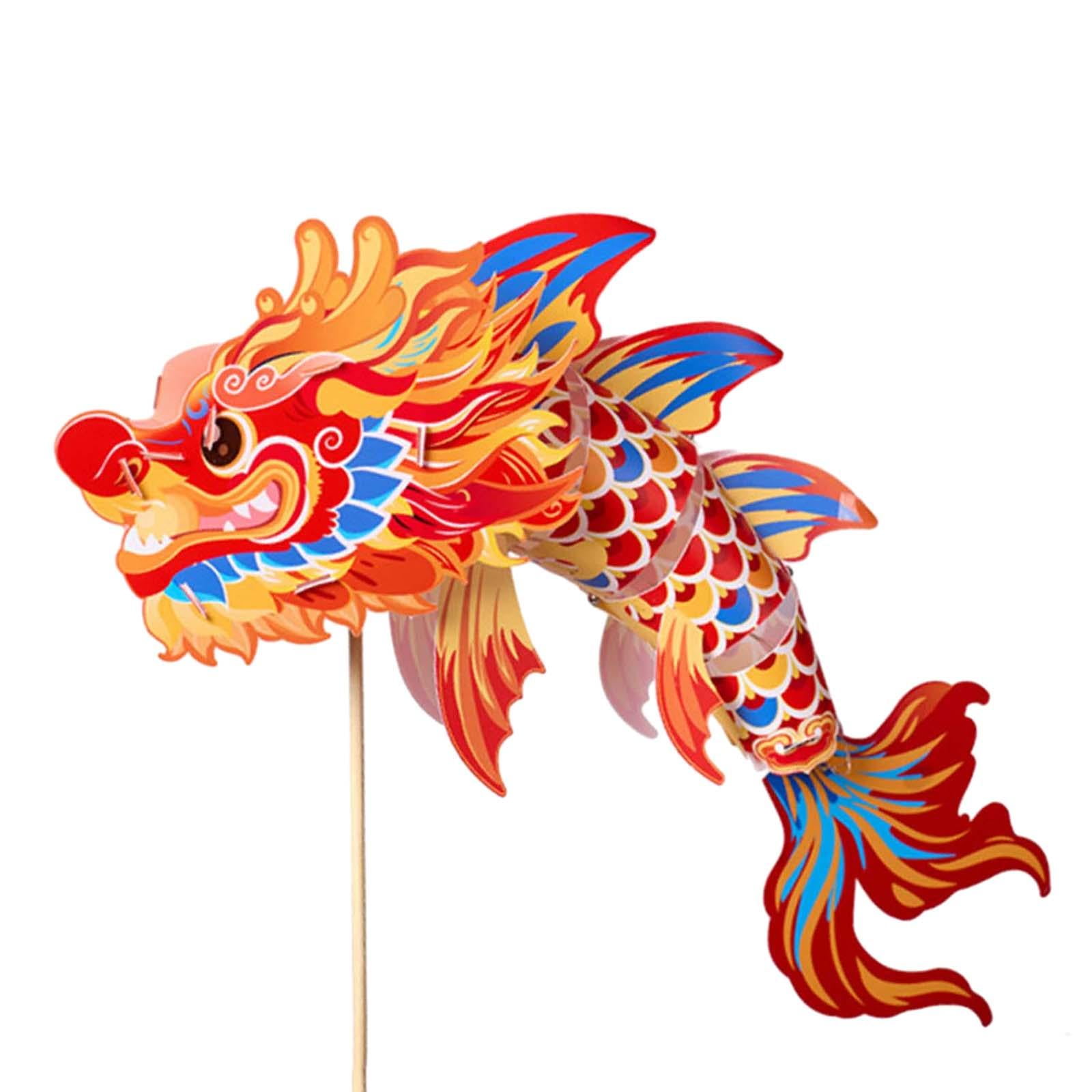 Tachiuwa DIY Chinese New Year Dragon Lantern 2024 Spring Festival Decor ...