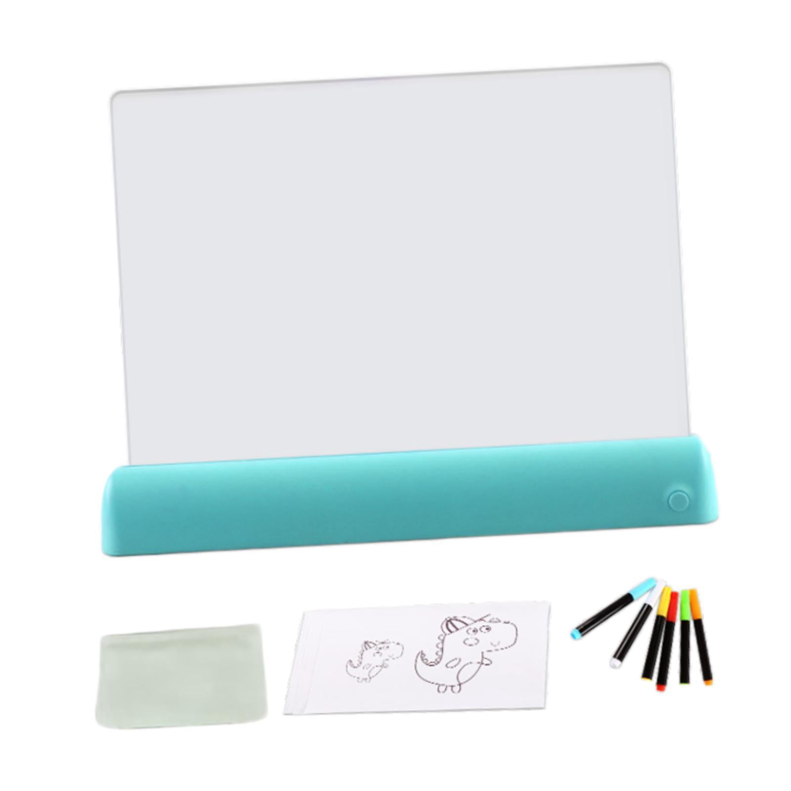 Tachiuwa Drawing Board Acrylic Erase Board,Desktop Wordpad,with Markers ...