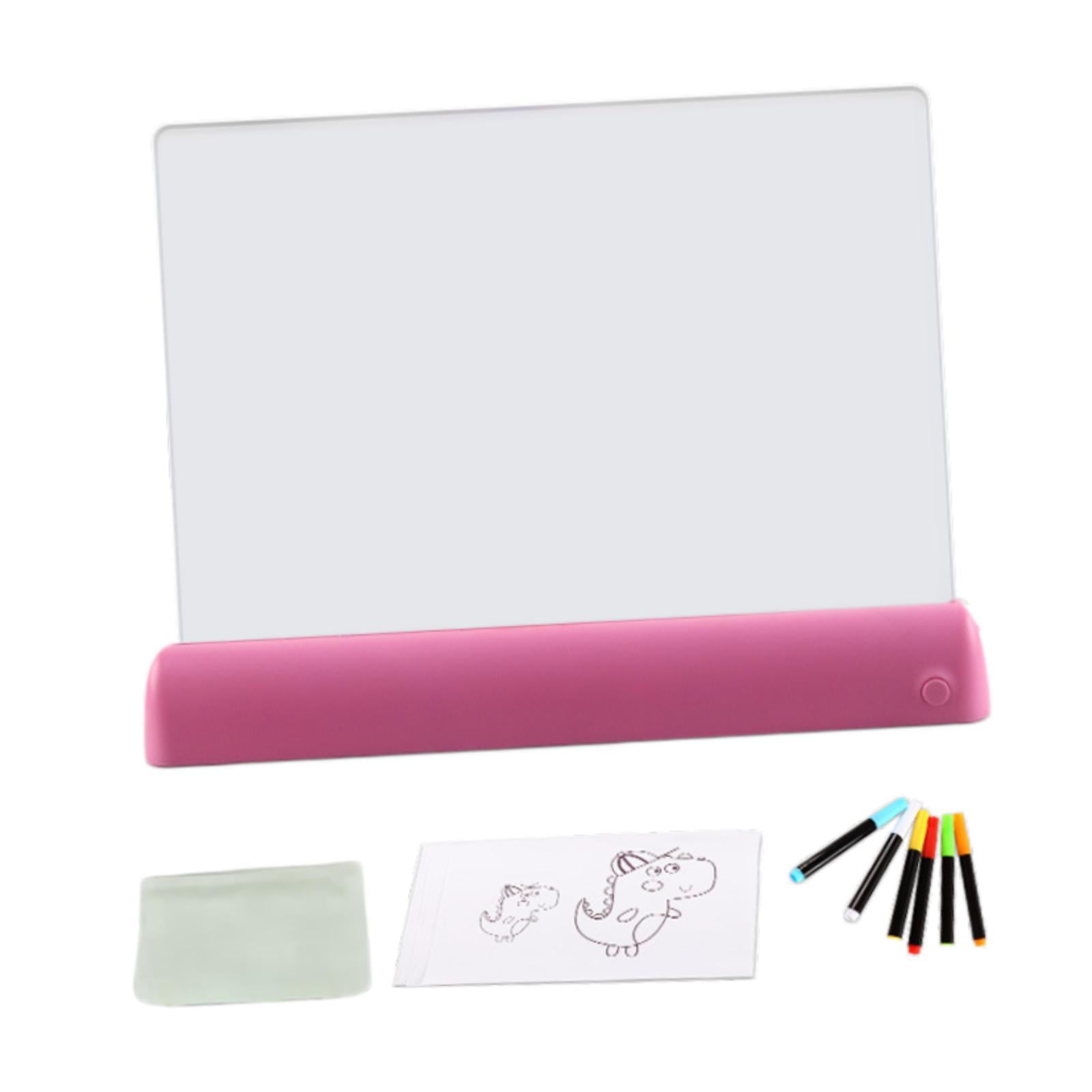 Tachiuwa Drawing Board Acrylic Erase Board,Desktop Wordpad,with Markers ...