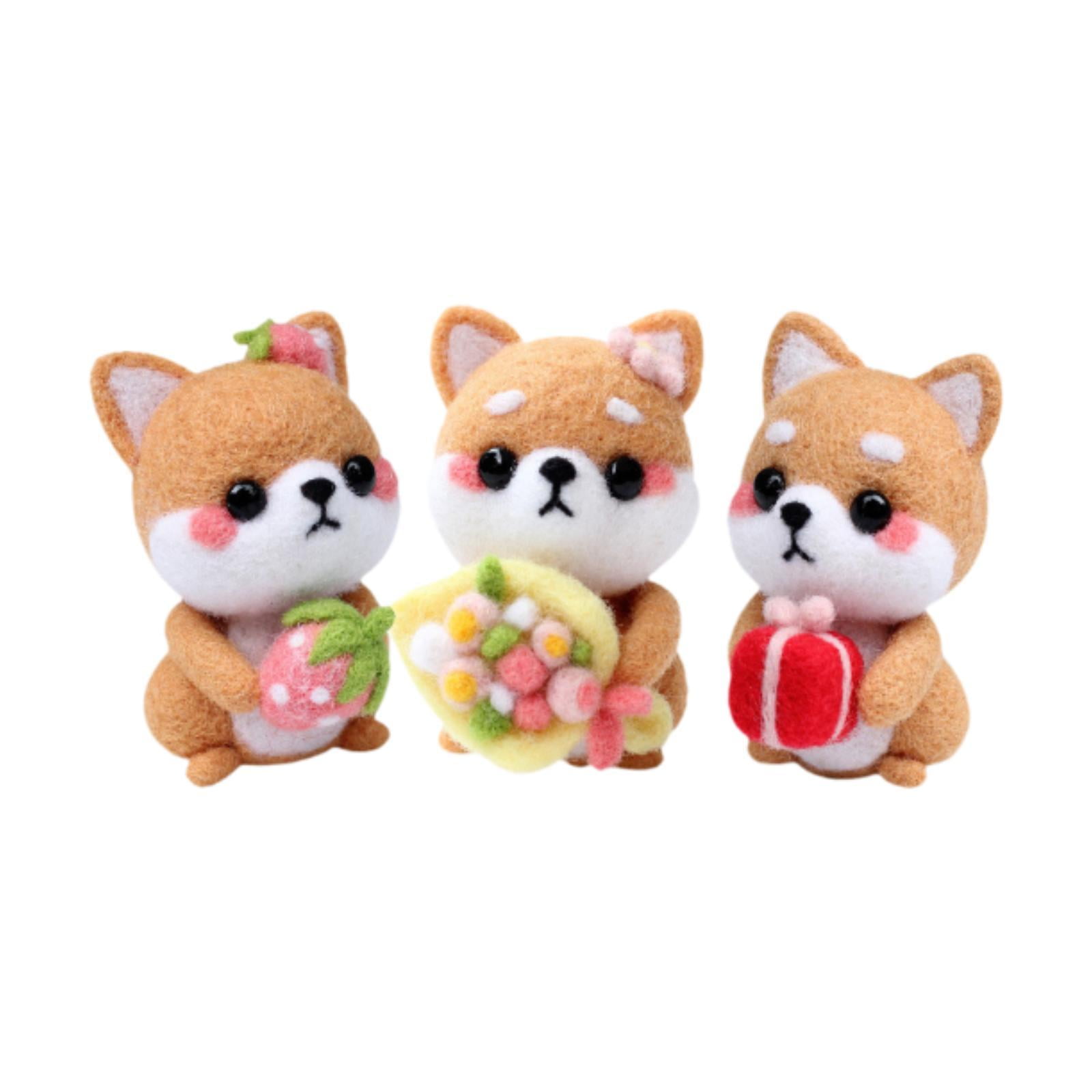 Tachiuwa Felting Kit Animal Doll Felting Set Handmade Wool Felting ...