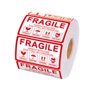 uBoxes Red Fragile Moving Labels Identify Box Contents with 25 labels ...