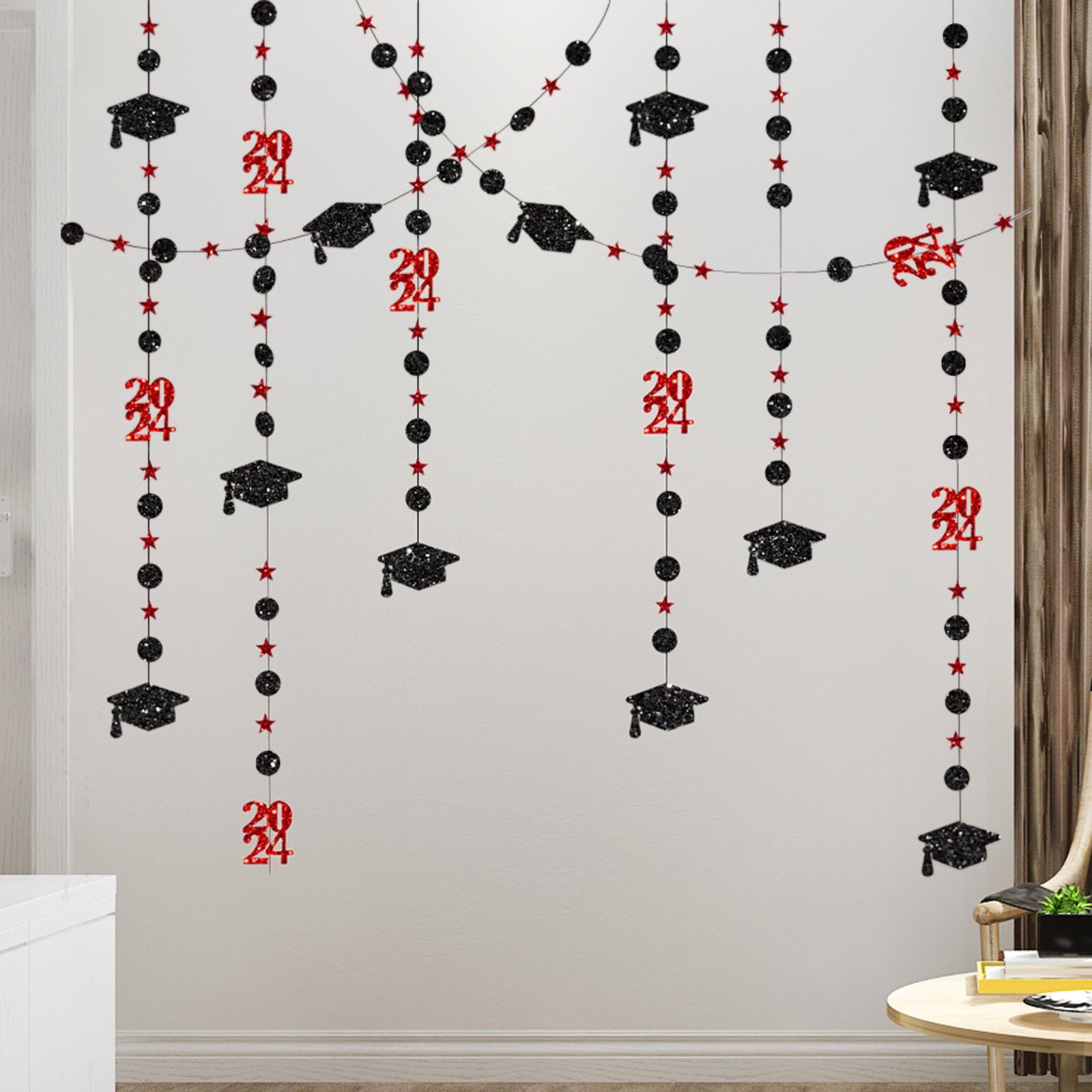 Tachiuwa Graduation Cap Garland Graduation Decoration Hanging Art Craft ...